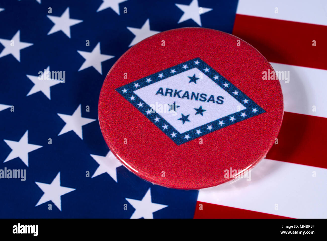 LONDON, UK - APRIL 27TH 2018: The symbol of the State of Arkansas ...
