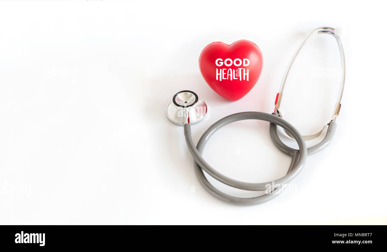 Healthcare medical Good health food Healthy medical equipment on top ...