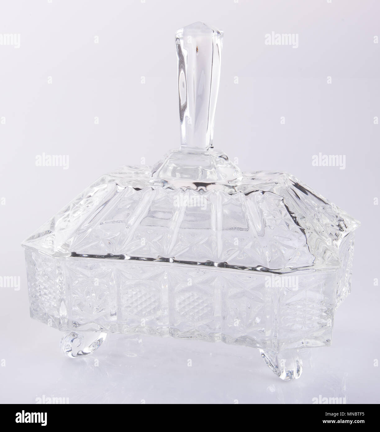 glass or candy pot on a background Stock Photo - Alamy