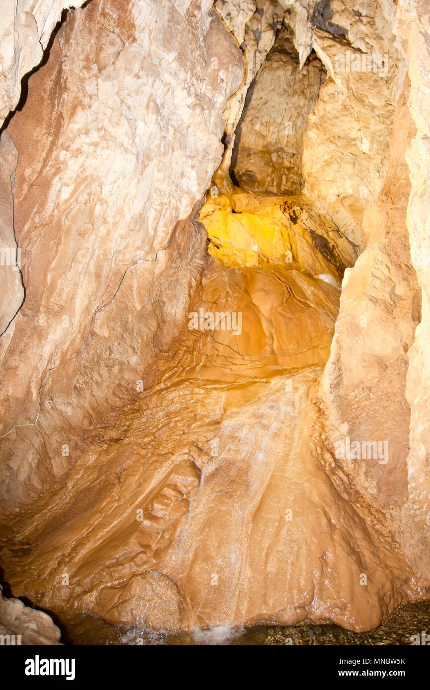 Inside of Stopica cave near Rozanstva village, Zlatibor mountain ...