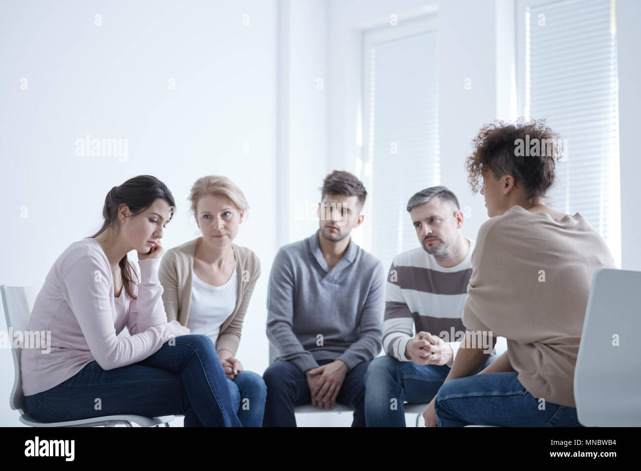 Drama therapy group hi-res stock photography and images - Alamy