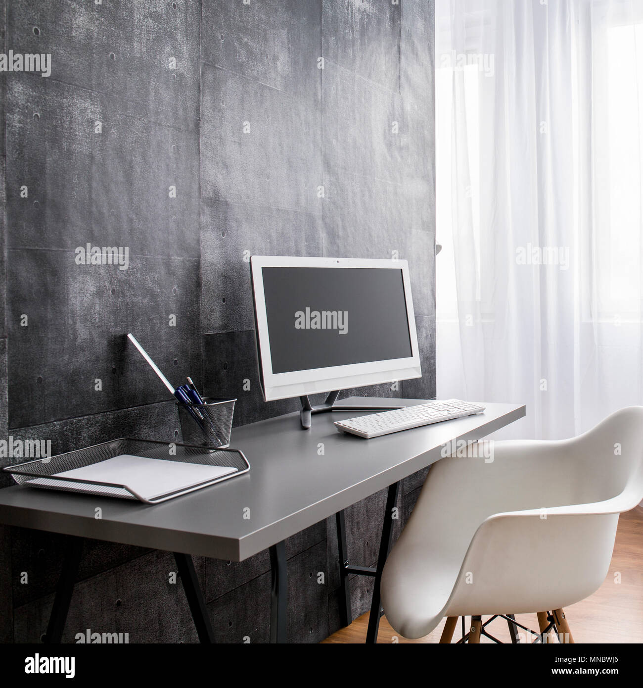 Office wallpaper hi-res stock photography and images - Alamy