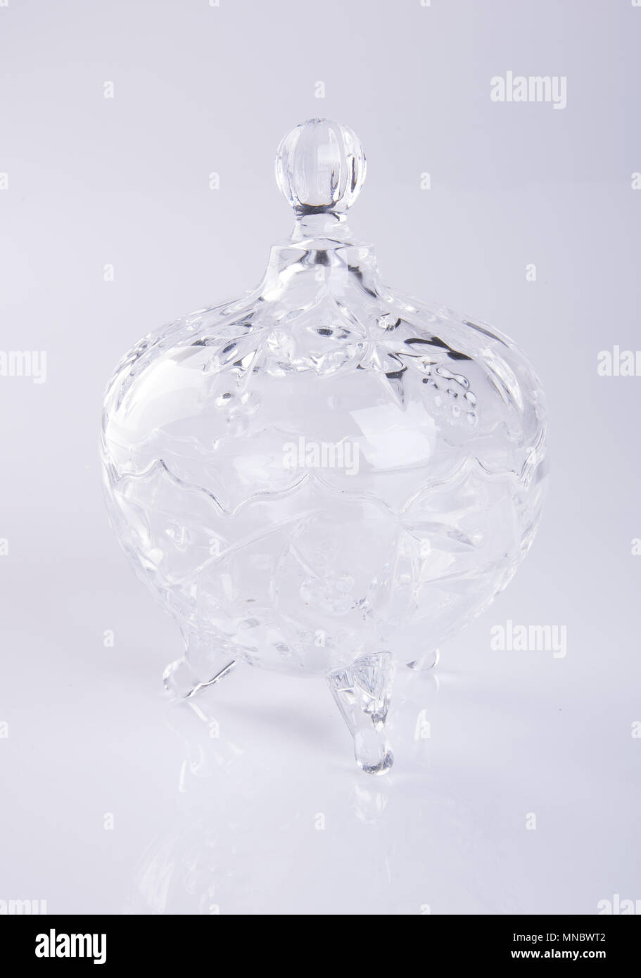 glass or candy jar on a background Stock Photo - Alamy