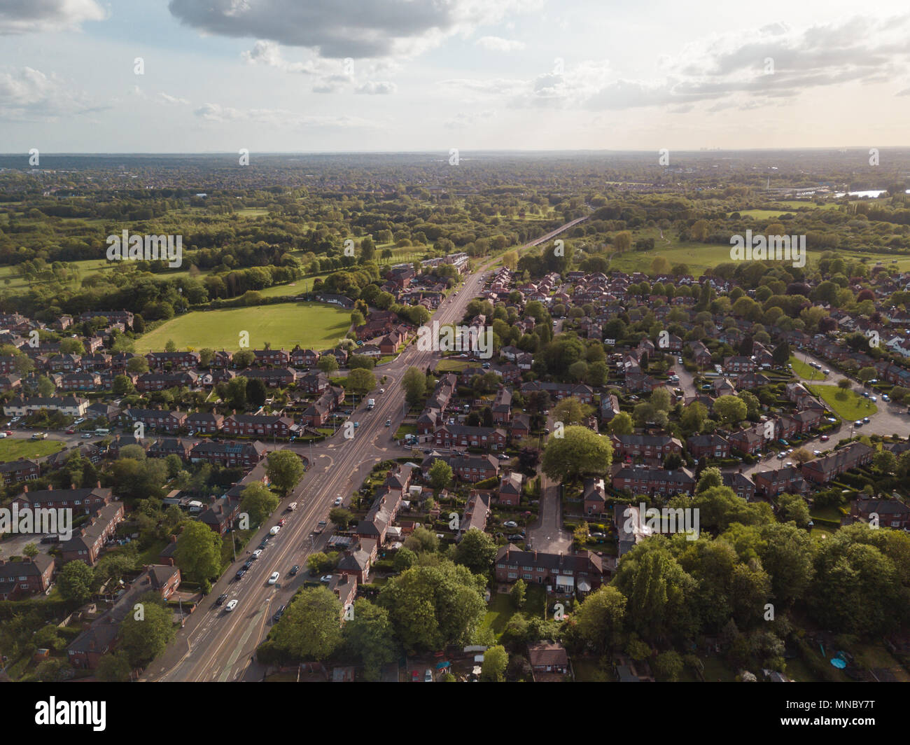 Manchester drone hi-res stock photography and images - Alamy