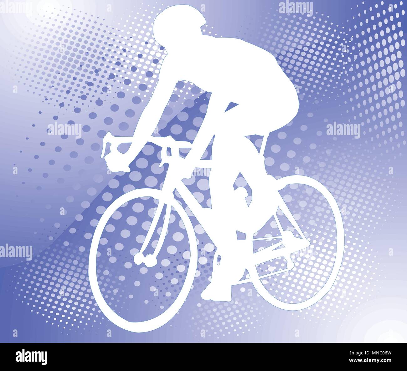 Cyclist vector vectors hi-res stock photography and images - Alamy