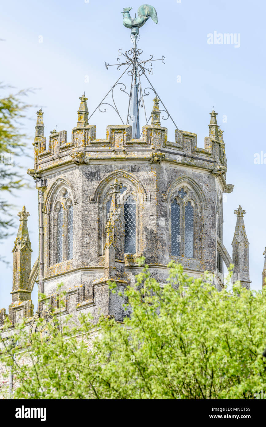 Church with weather vane hi-res stock photography and images - Alamy