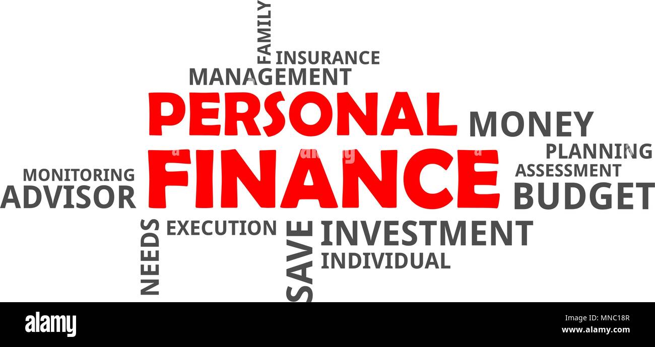 word cloud - personal finance Stock Vector Image & Art - Alamy