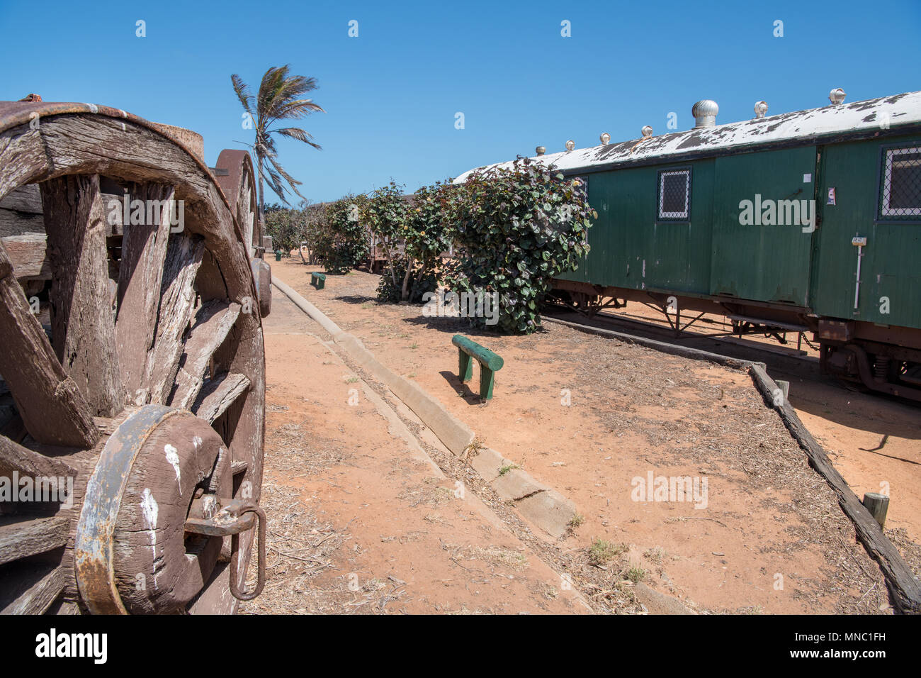Babbage Island Carnarvon Old Train Stock Stock Photo - Alamy