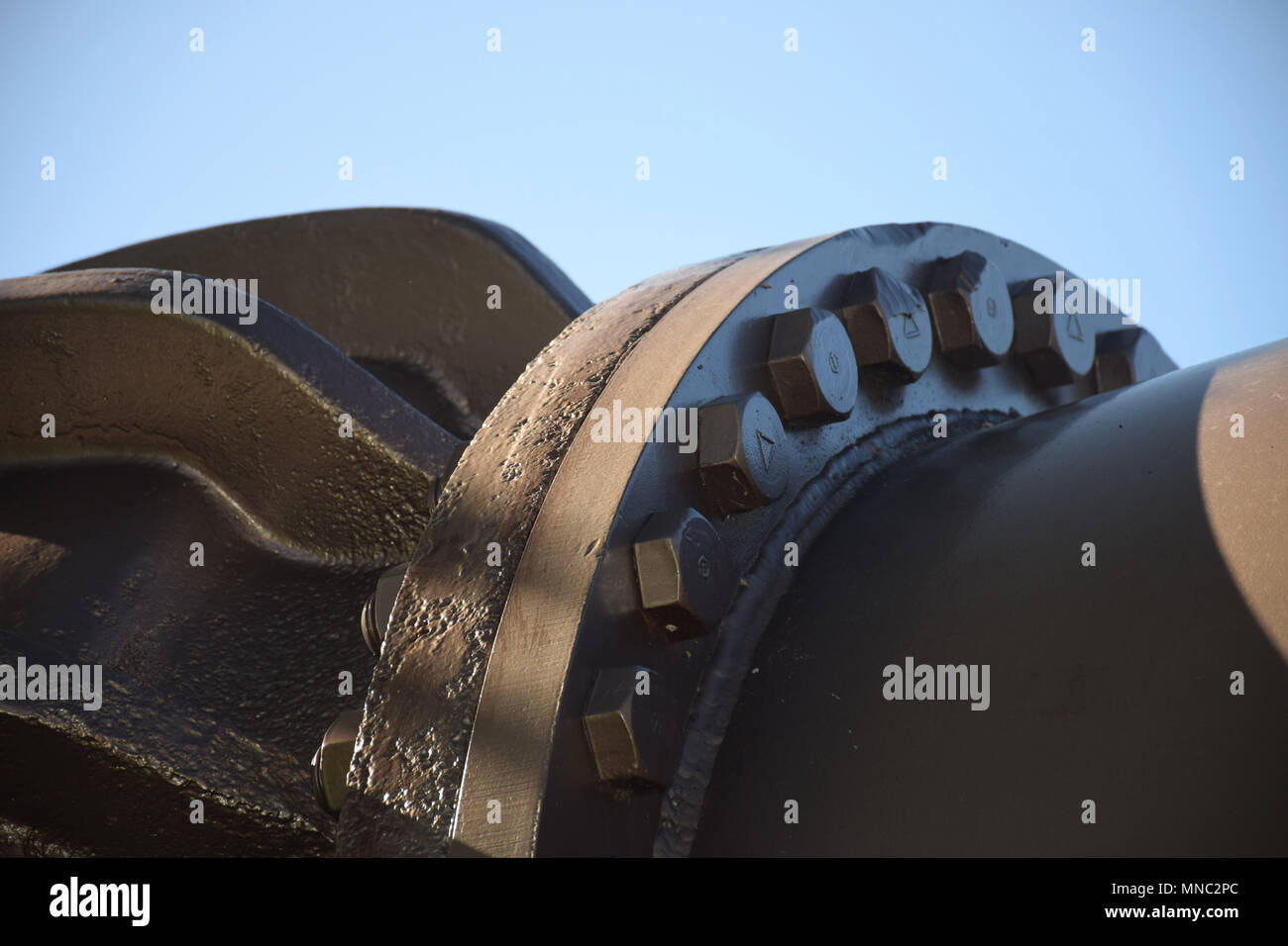 Close up of a giant water valve Stock Photo - Alamy