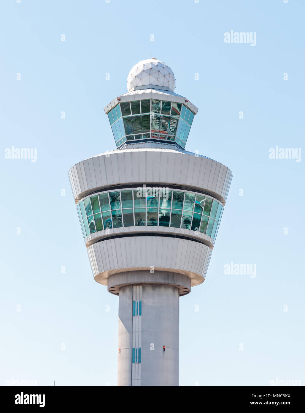 Amsterdam, Netherlands - May 04, 2018: The Air Traffic control Tower at ...