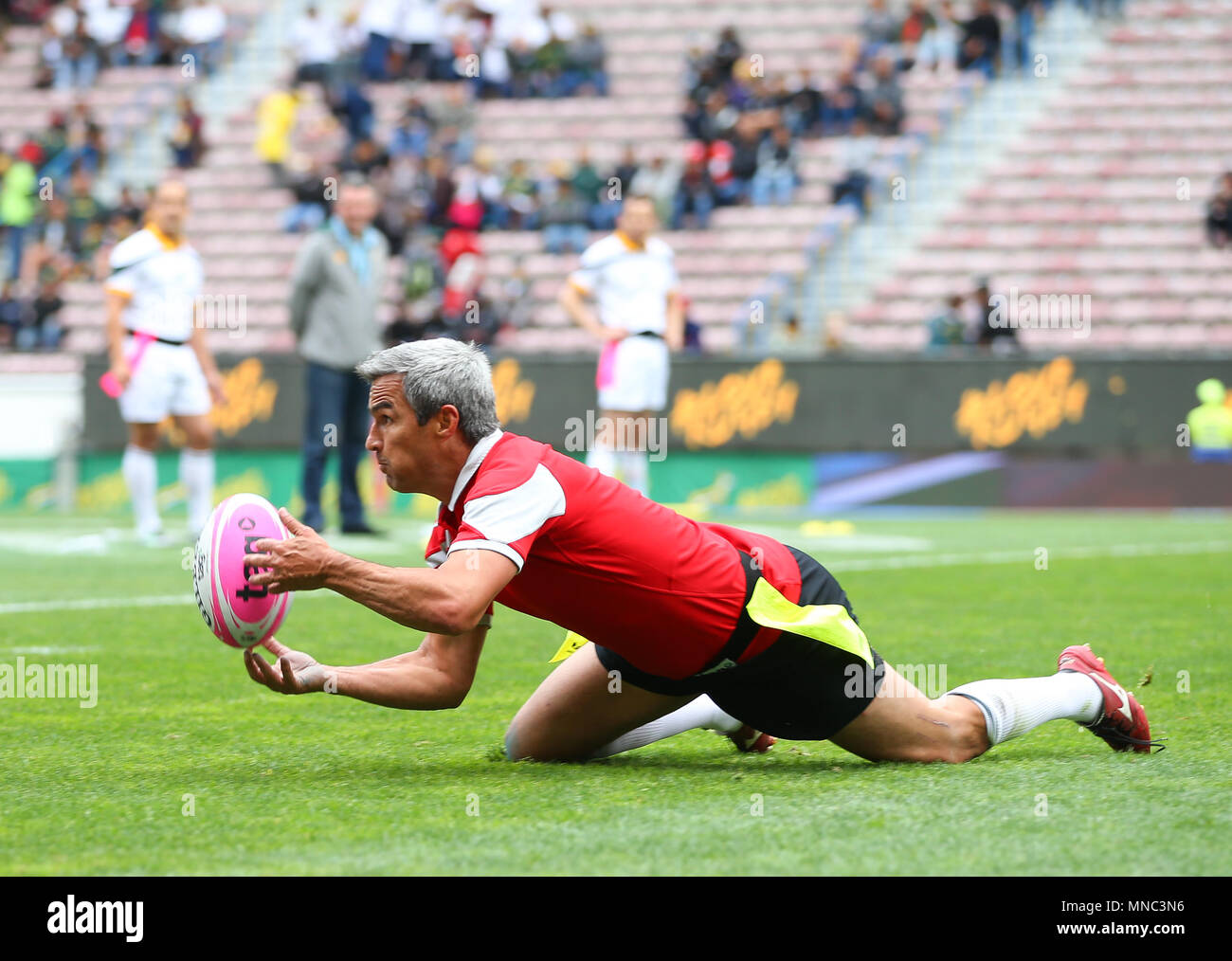 TAG Rugby match where Wayde van Niekerk, the IAAF world record holder ...