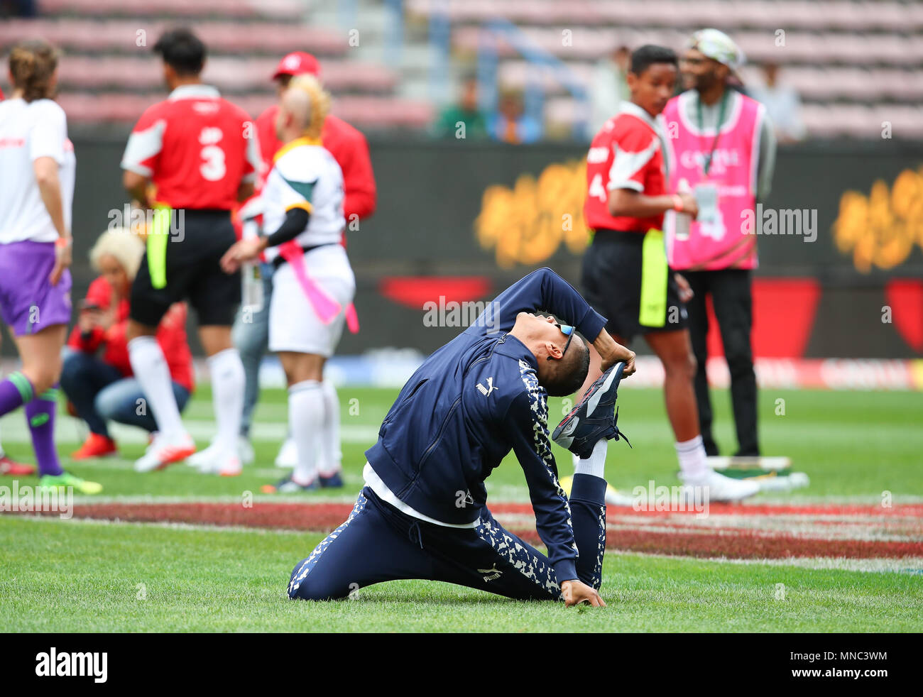 TAG Rugby match where Wayde van Niekerk, the IAAF world record holder ...