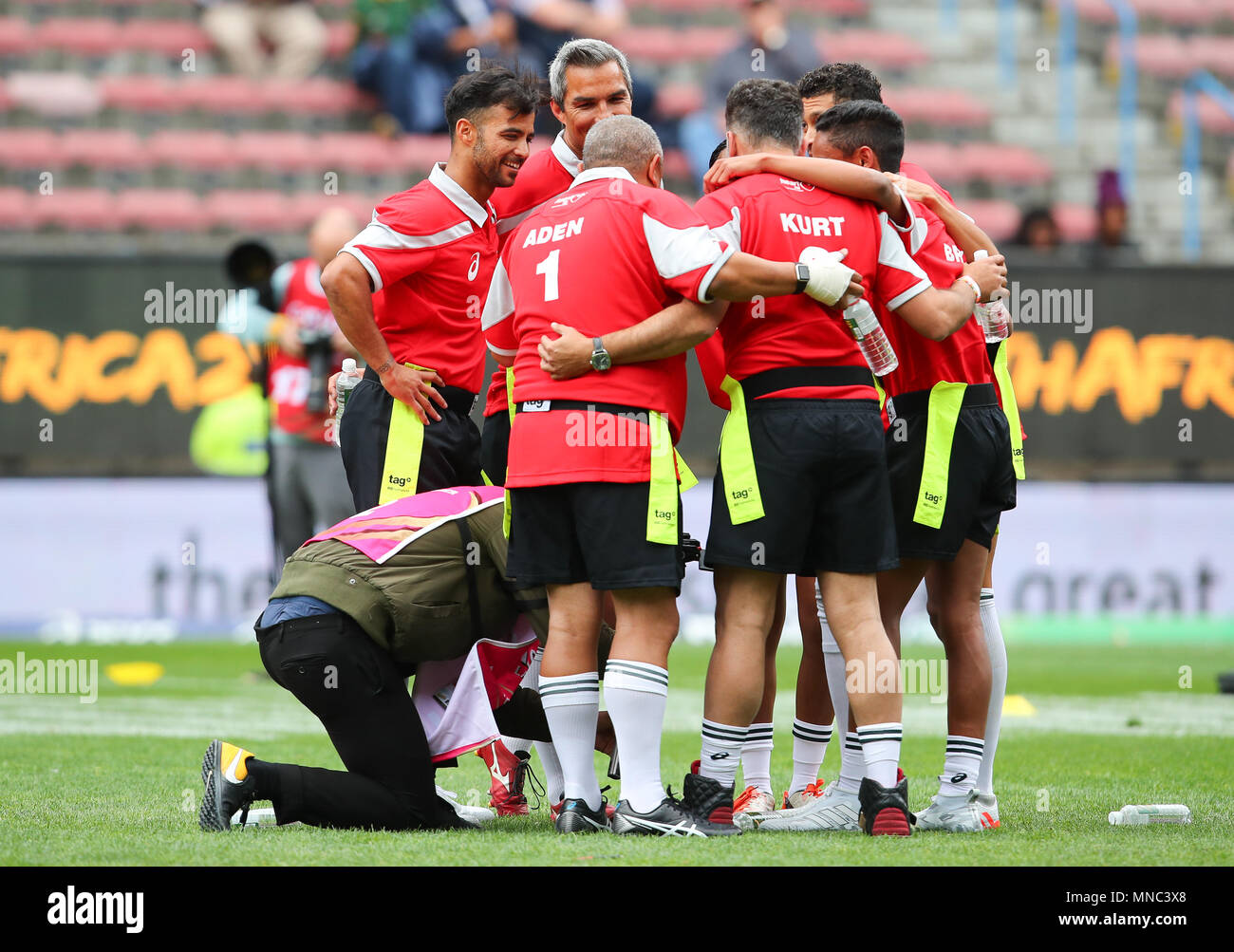 TAG Rugby match where Wayde van Niekerk, the IAAF world record holder ...