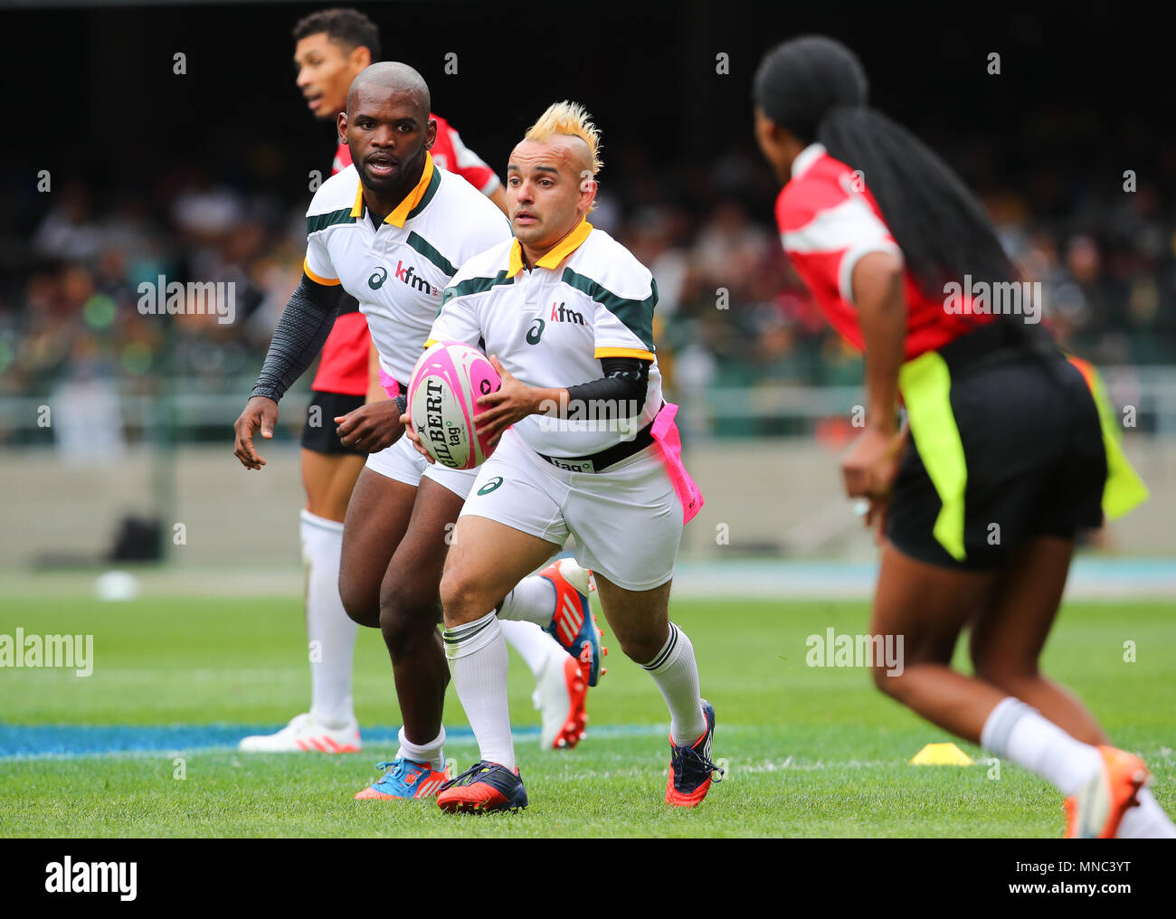 TAG Rugby match where Wayde van Niekerk, the IAAF world record holder ...