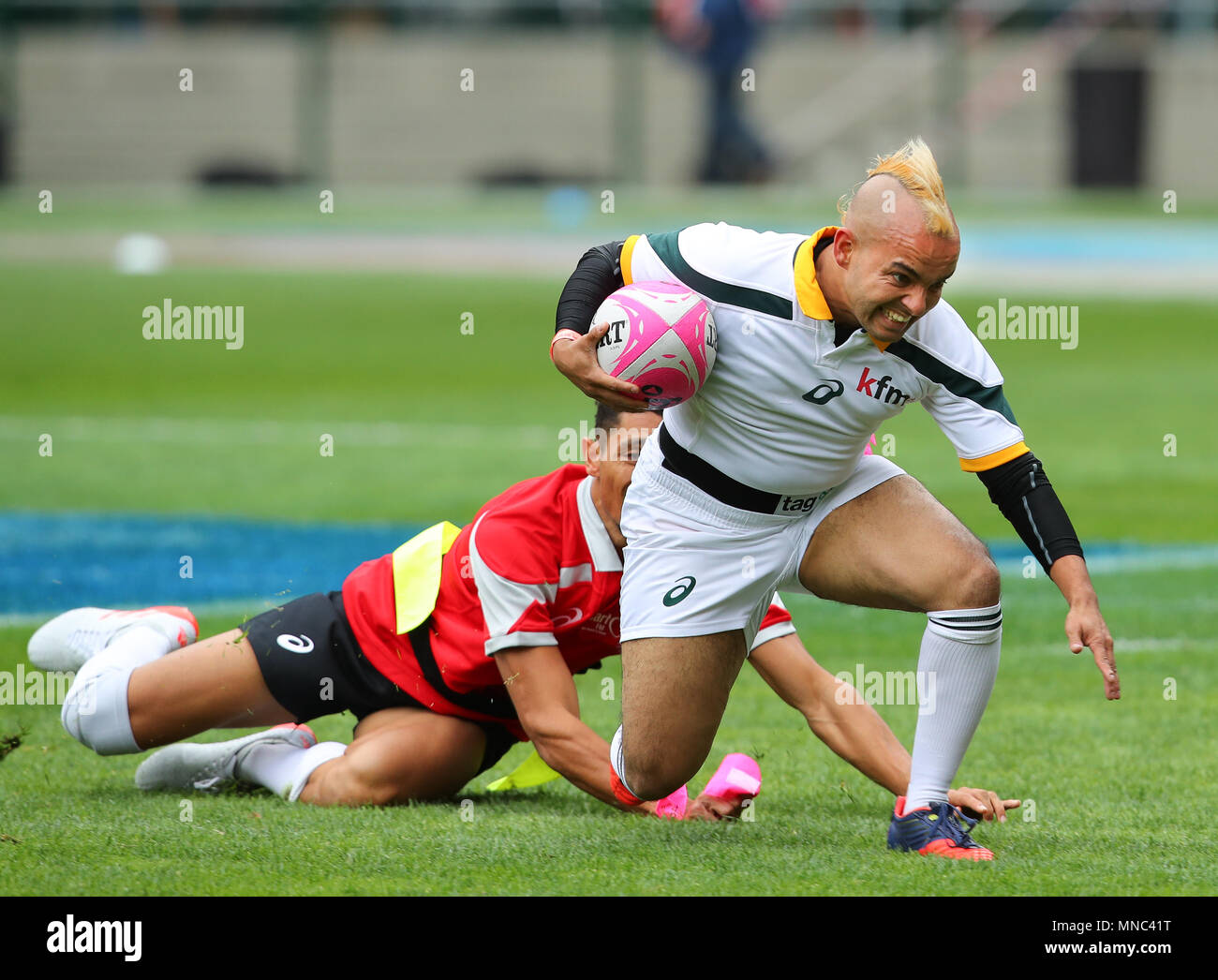 TAG Rugby match where Wayde van Niekerk, the IAAF world record holder ...