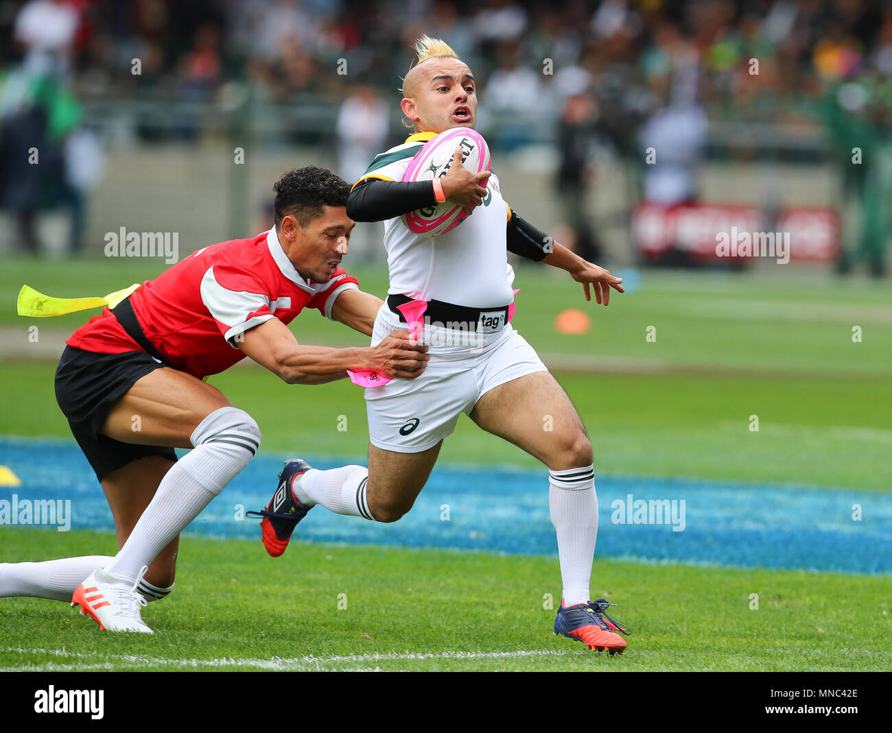 TAG Rugby match where Wayde van Niekerk, the IAAF world record holder ...