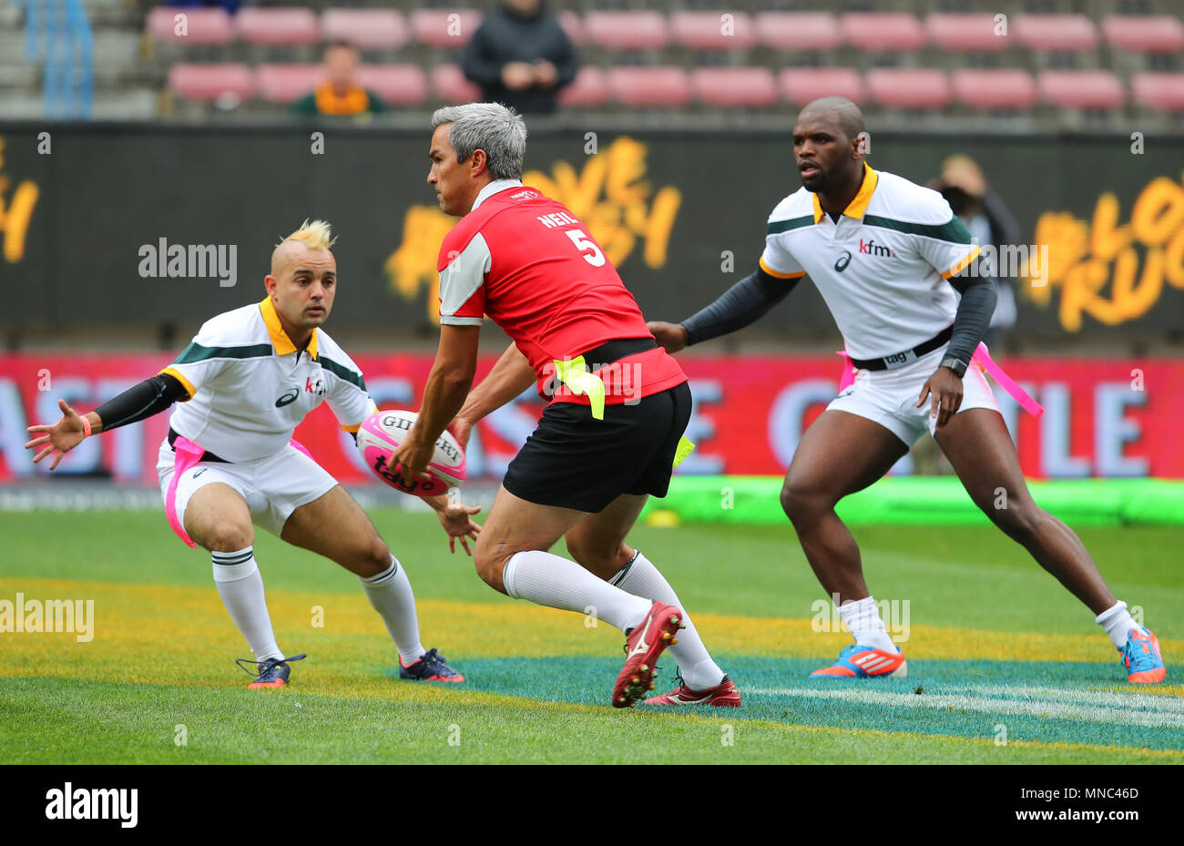 TAG Rugby match where Wayde van Niekerk, the IAAF world record holder ...