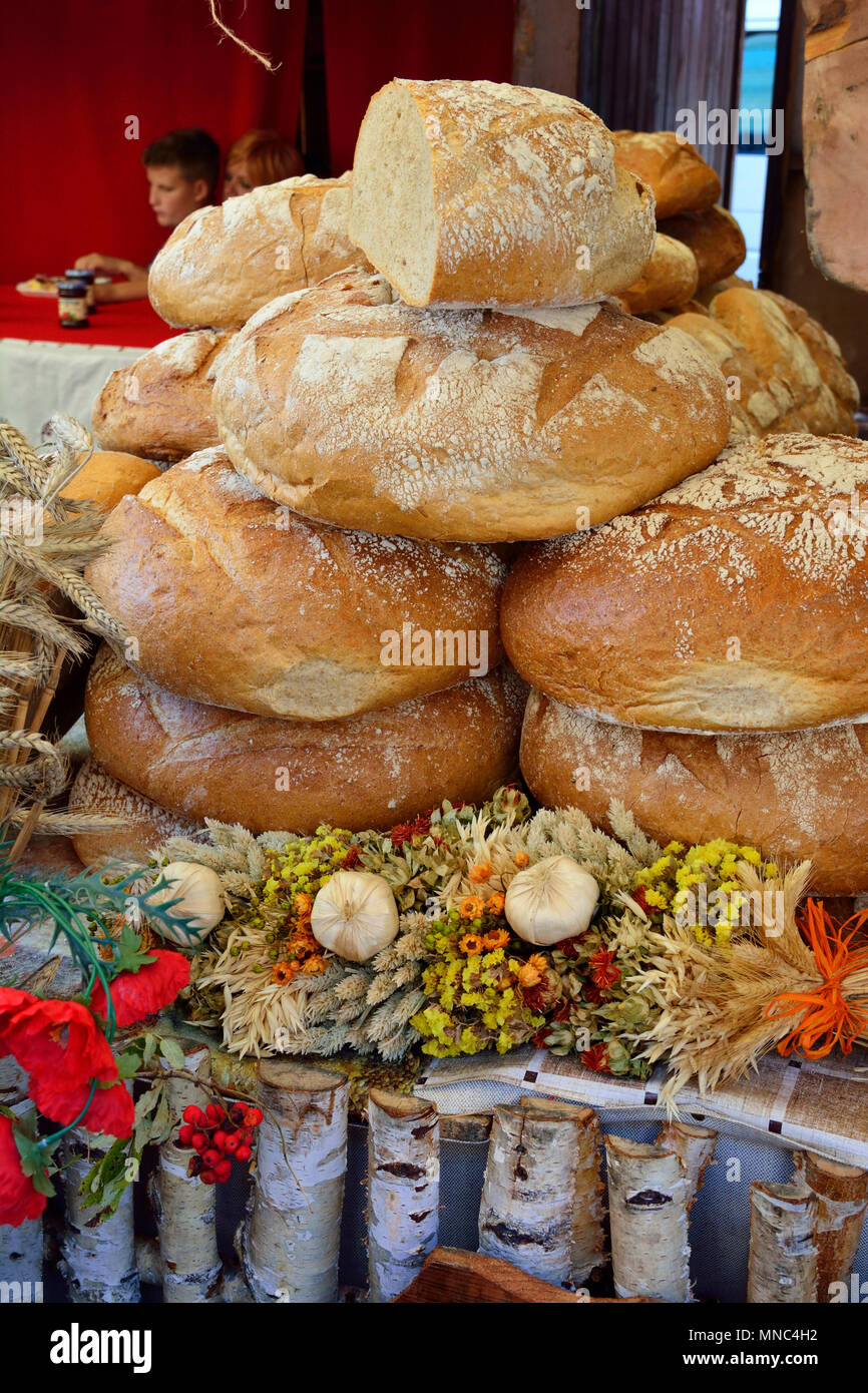 Polish bread. Krakow, Poland Stock Photo - Alamy