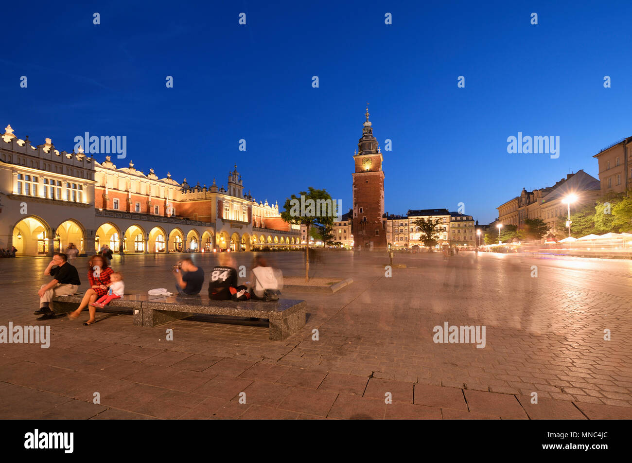 The Central Market Square (Rynek) of the Old Town of Krakow, A Unesco ...