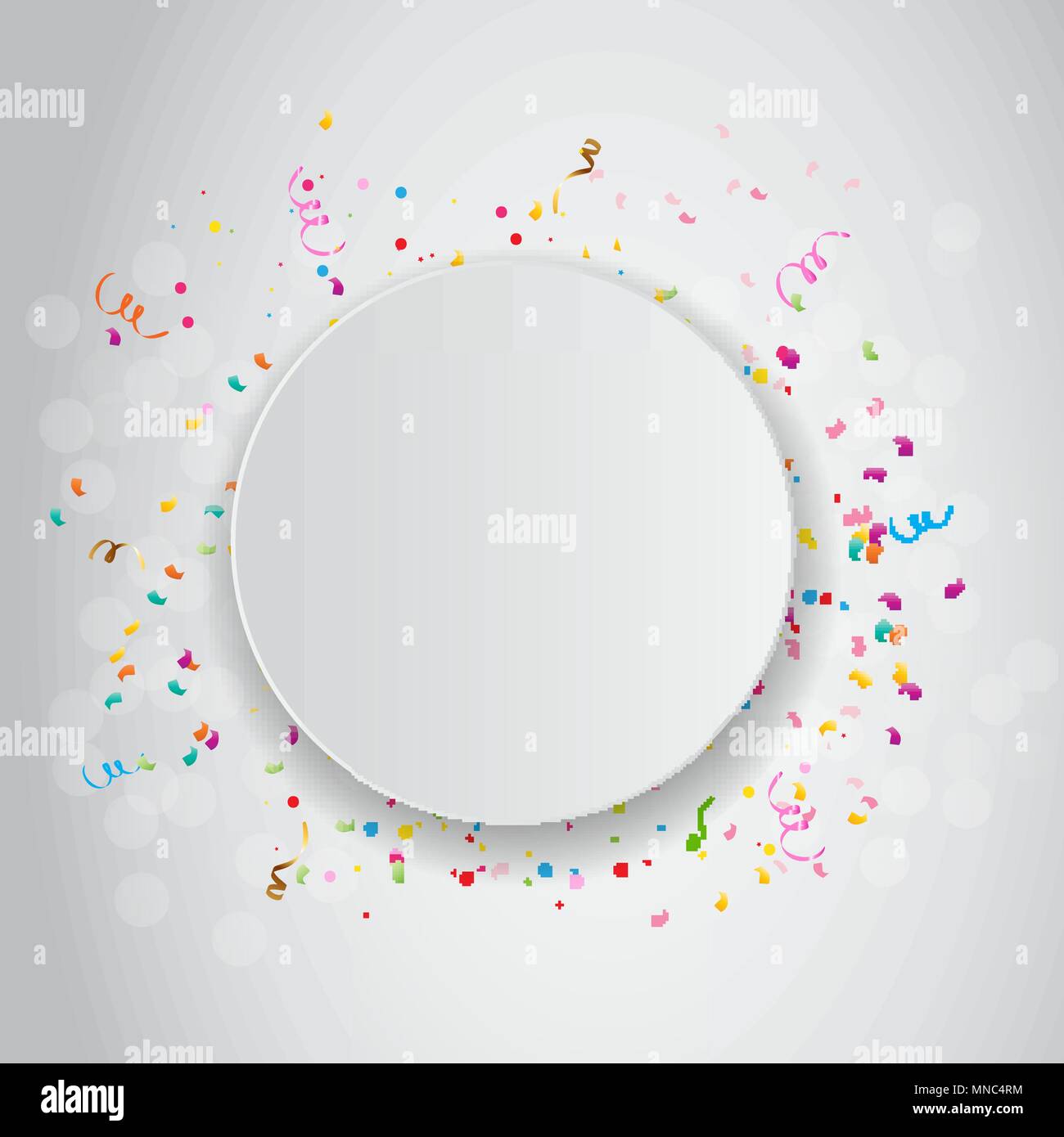 Color Celebration Confetti Background Vector Illustration Stock Vector ...