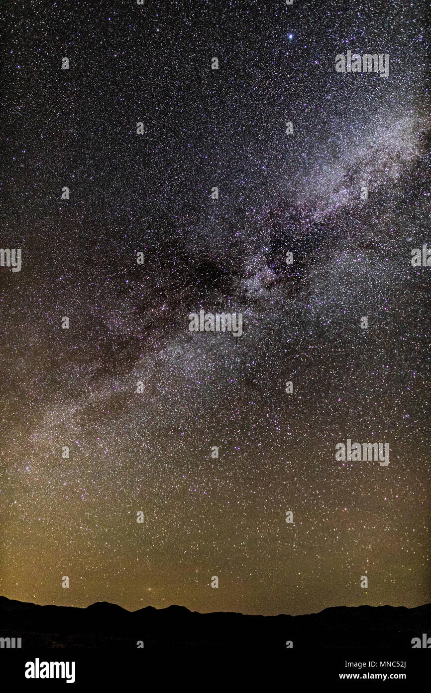 milky way galaxy may arch joshua tree national park, ca us Stock Photo ...