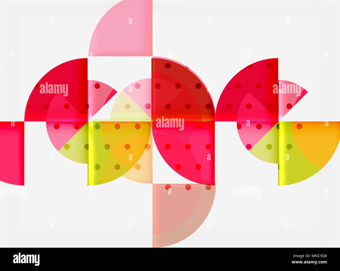 Circle elements on black background. Circle elements on black background, vector geometric ...