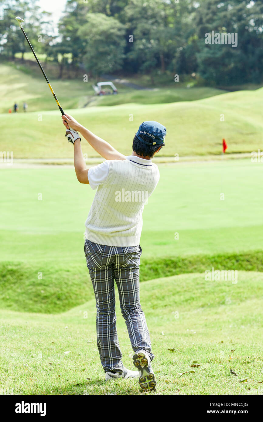 Japanese autumn golf course hi-res stock photography and images - Alamy