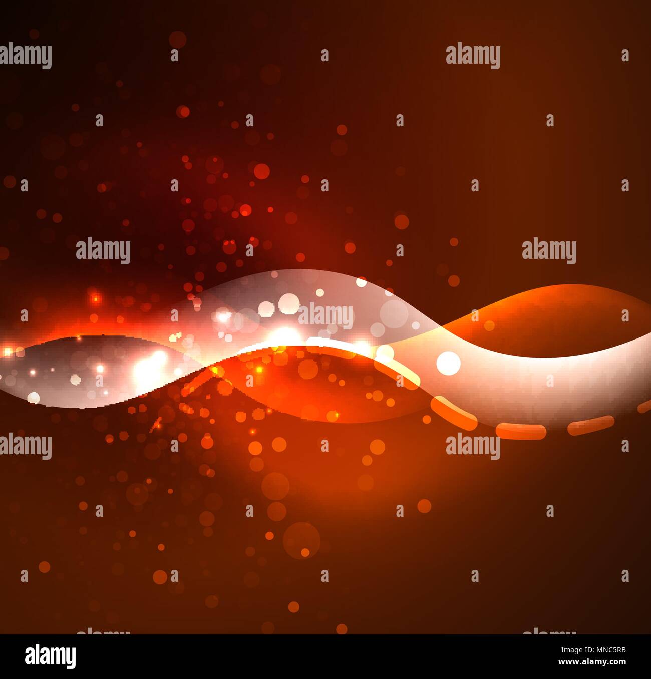 Vector glowing wave, smoke design wavy lines. Vector glowing wave ...