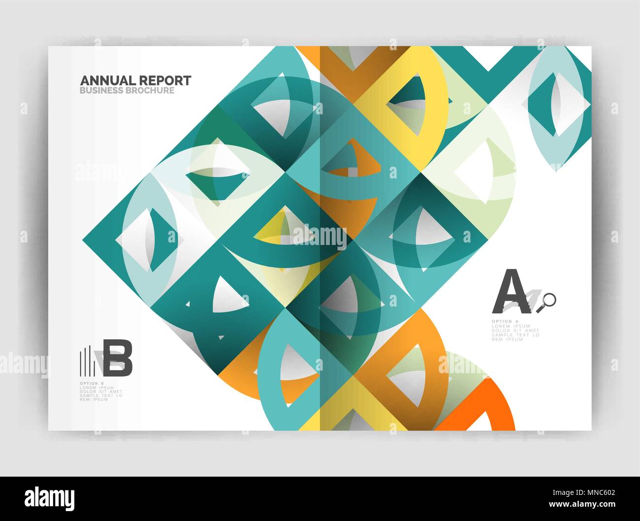 Circle vector abstract backgrounds, annual report business templates ...