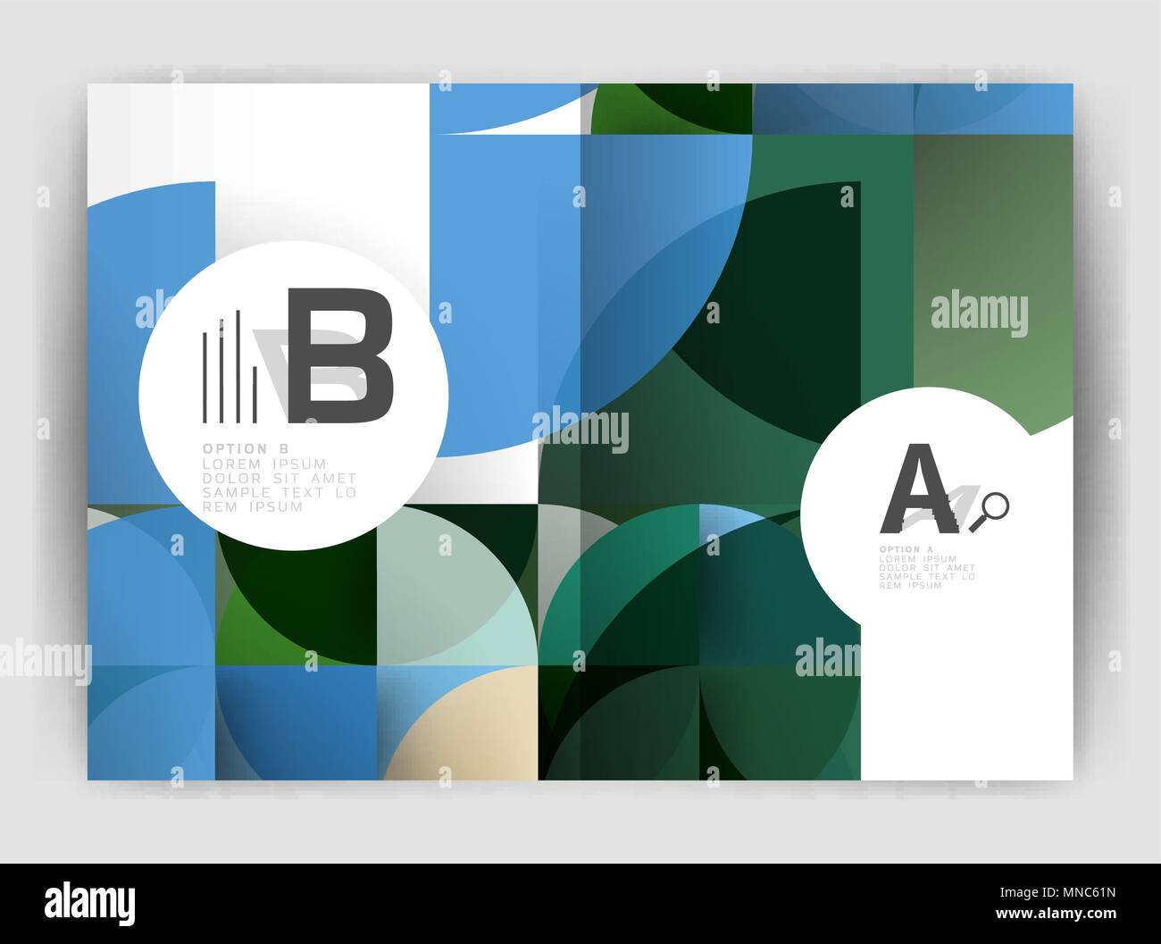 Circle vector abstract backgrounds, annual report business templates ...