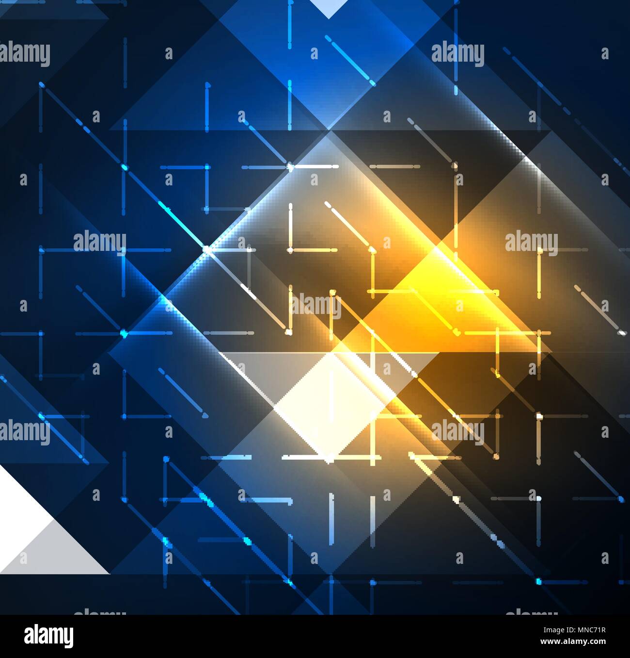 Cosmic electric background with shiny glowing plexus electricity ...