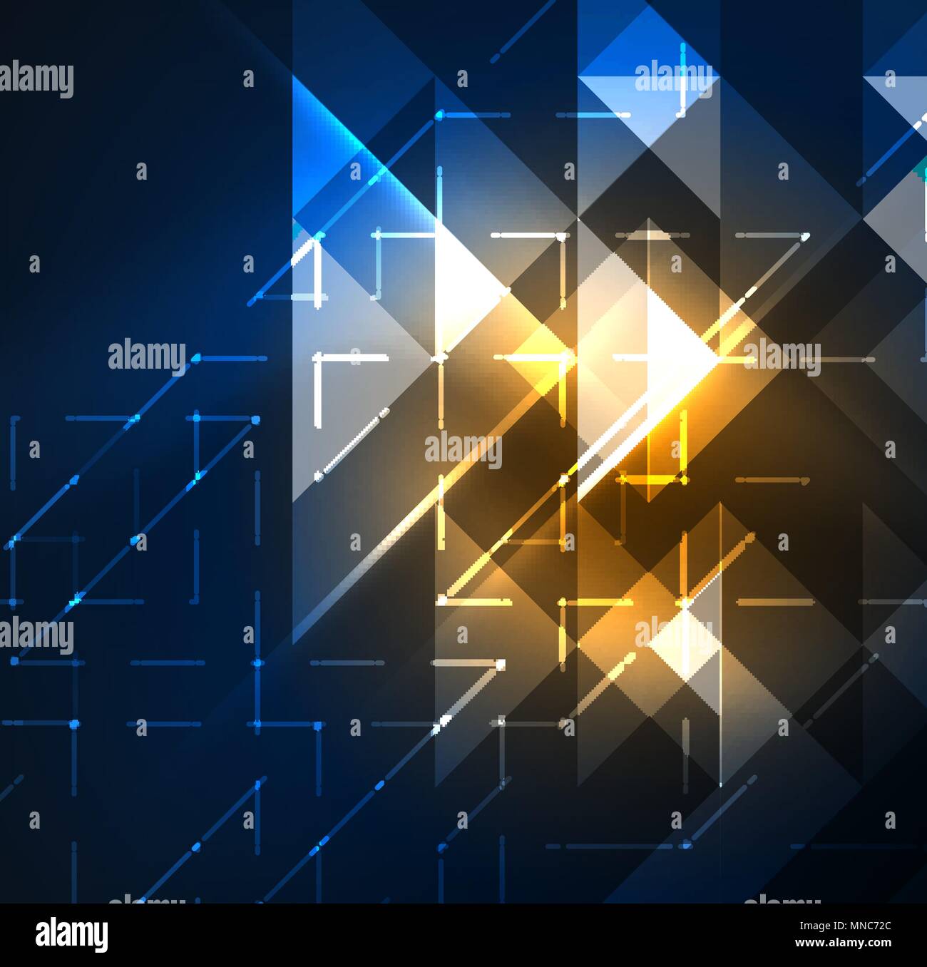 Cosmic electric background with shiny glowing plexus electricity ...