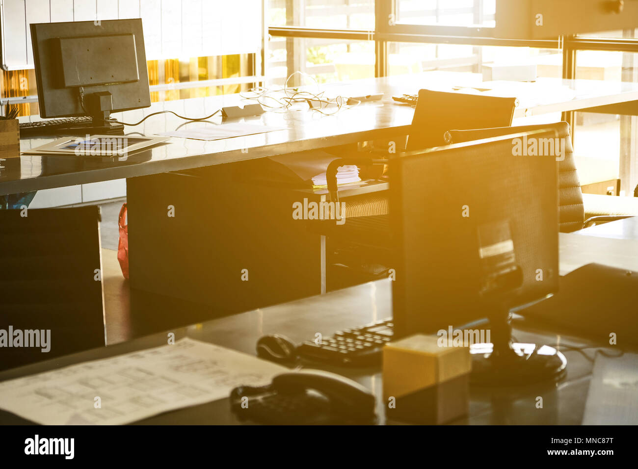 image of interior Workspace Stock Photo - Alamy