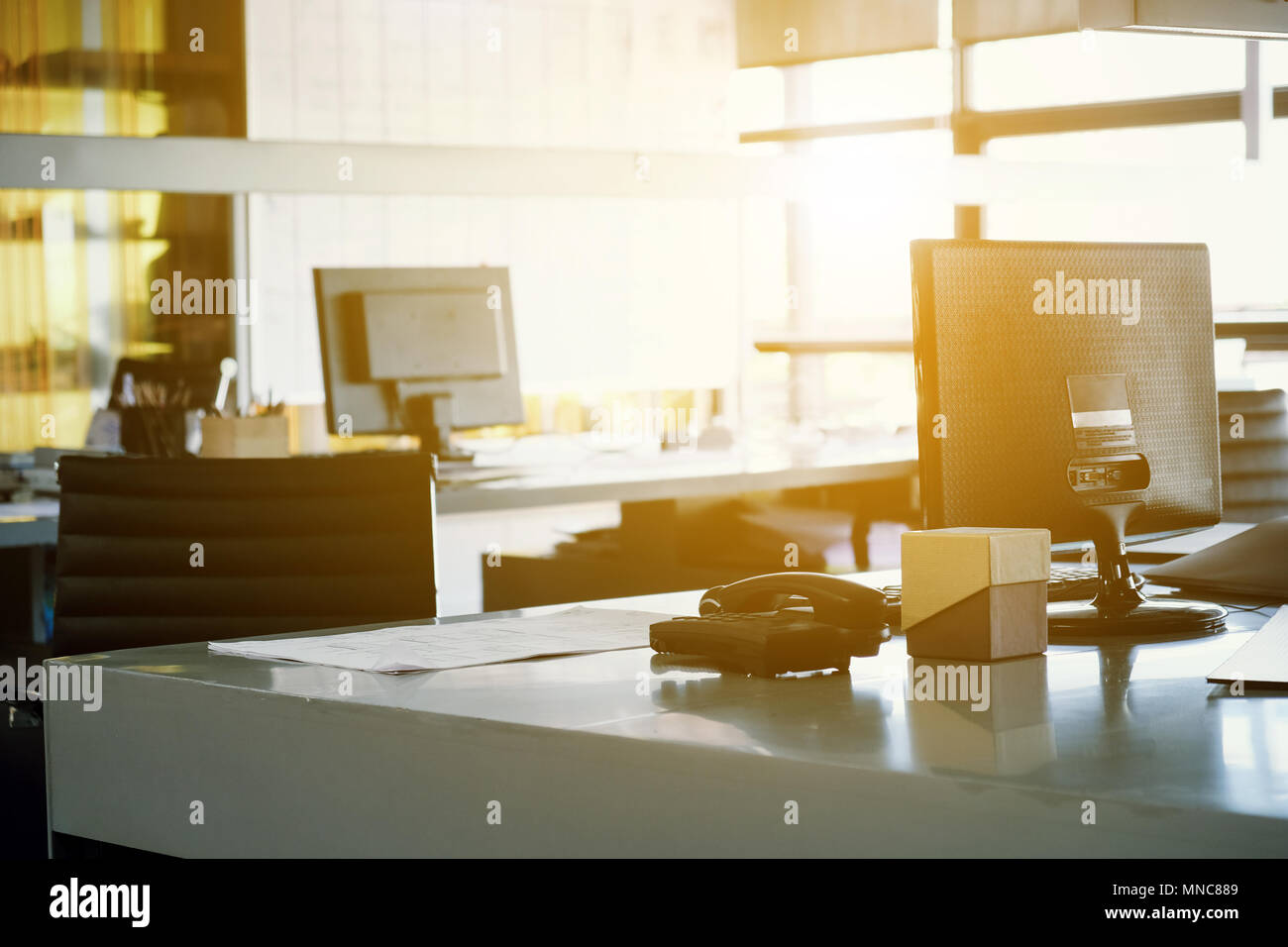 image of interior Workspace Stock Photo - Alamy