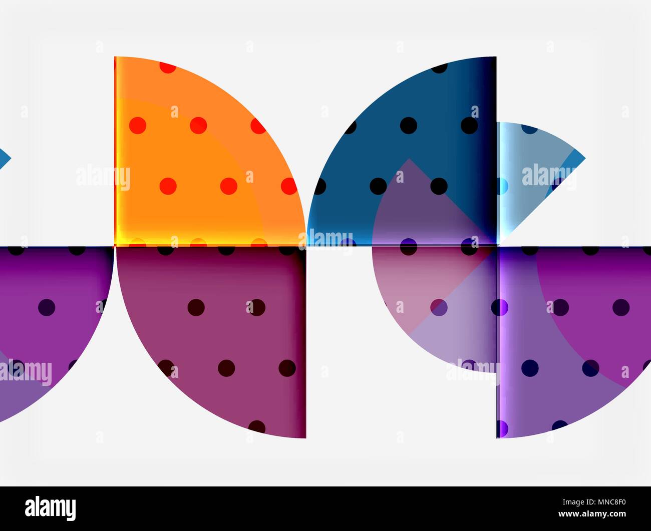 Geometric circle abstract banner. Geometric circle abstract banner ...
