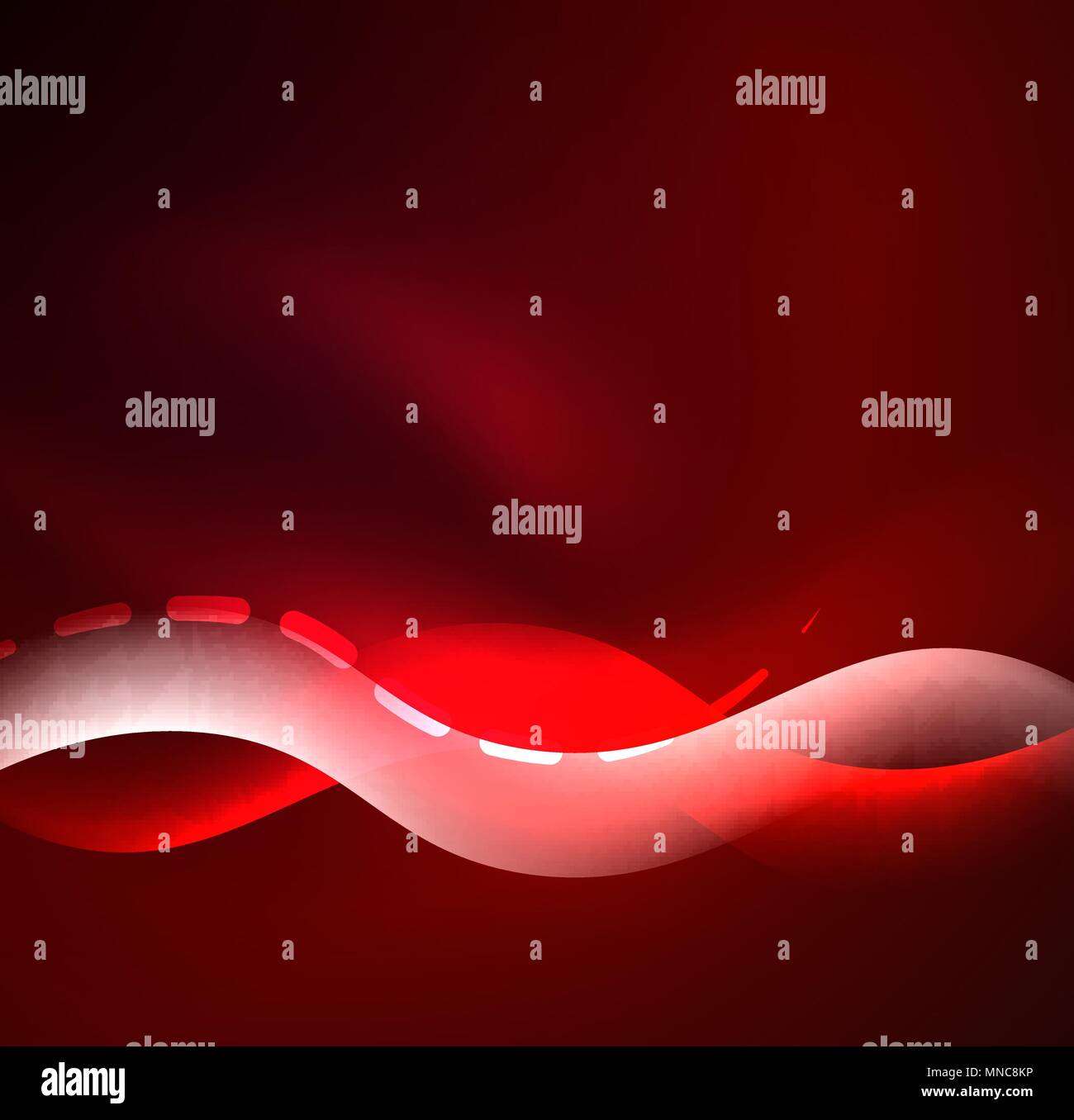 Vector glowing wave, smoke design wavy lines. Vector glowing wave ...