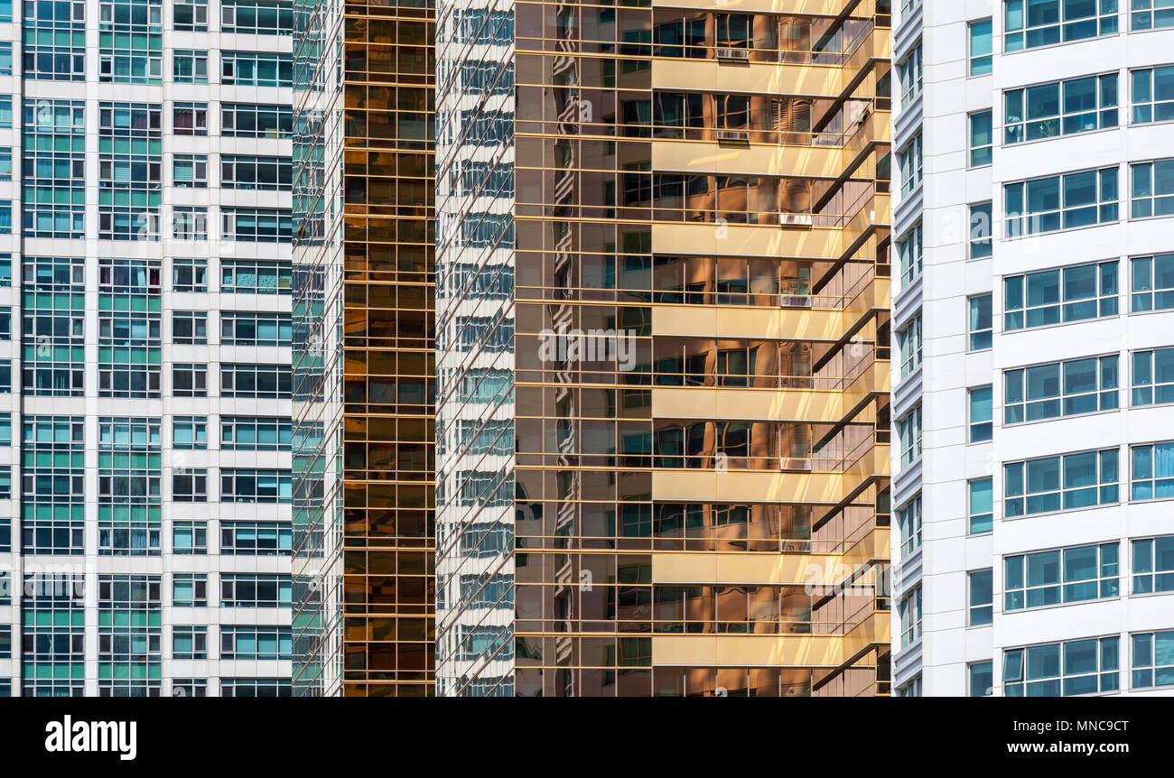 Modern urban architecture. Abstract background pattern, block of flats ...