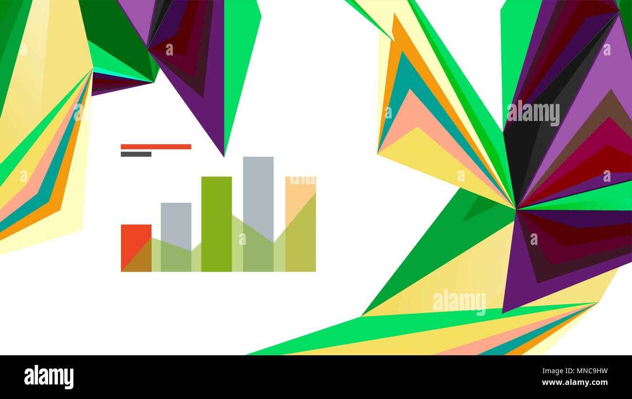 Modern triangle presentation template. Modern triangle presentation ...