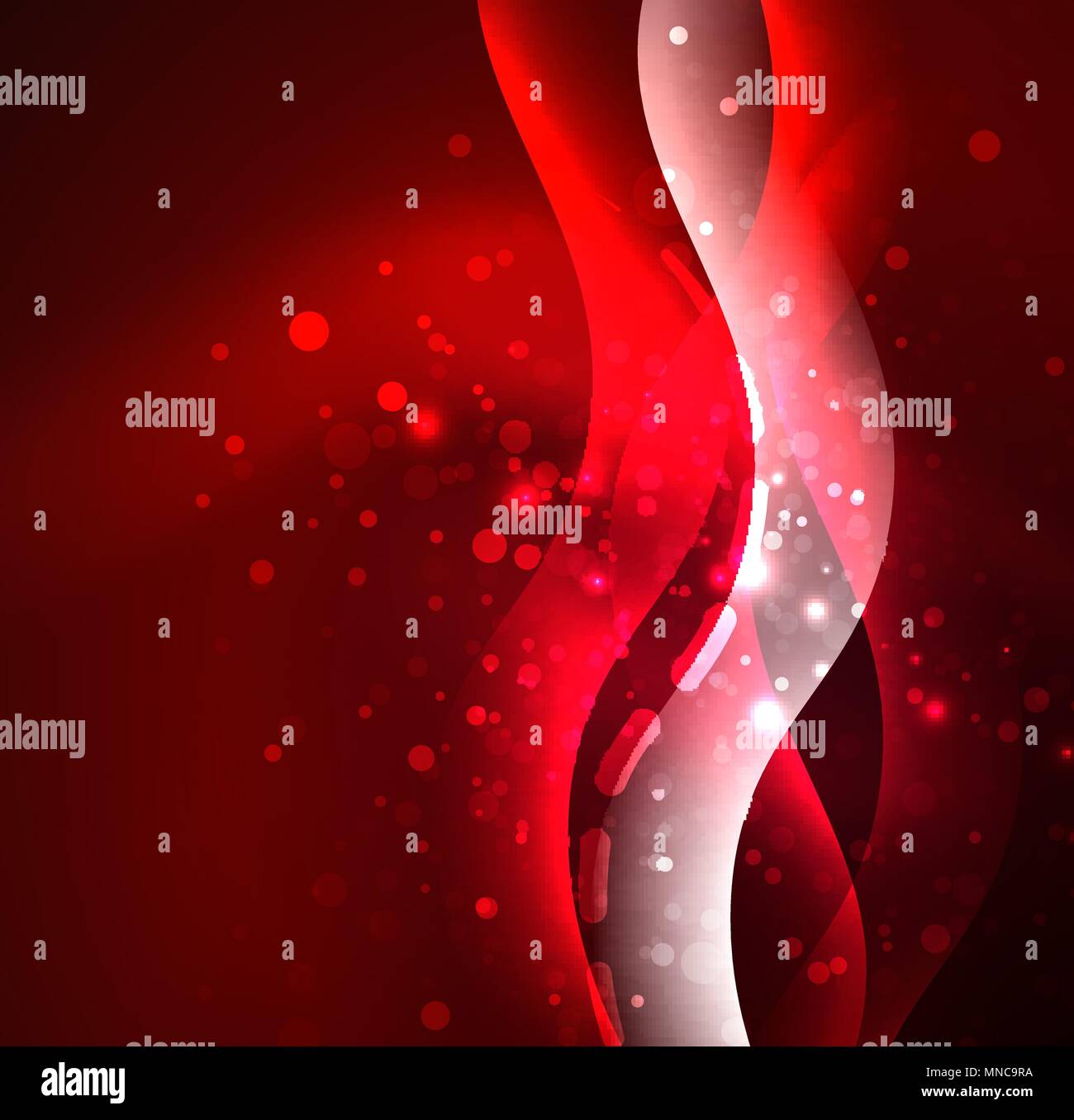 Vector glowing wave, smoke design wavy lines. Vector glowing wave ...