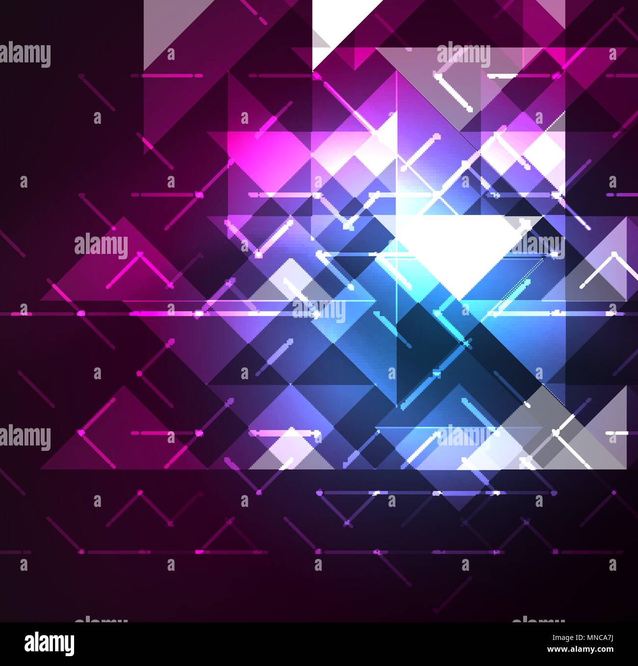 Cosmic electric background with shiny glowing plexus electricity ...