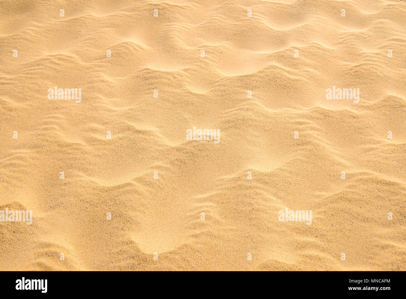 Sand of a beach with waves Stock Photo - Alamy
