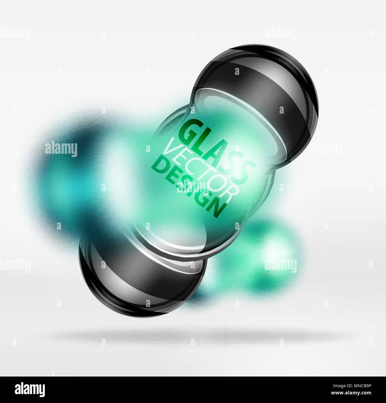 3d techno glass bubble design. Blue 3d techno glass bubble design ...