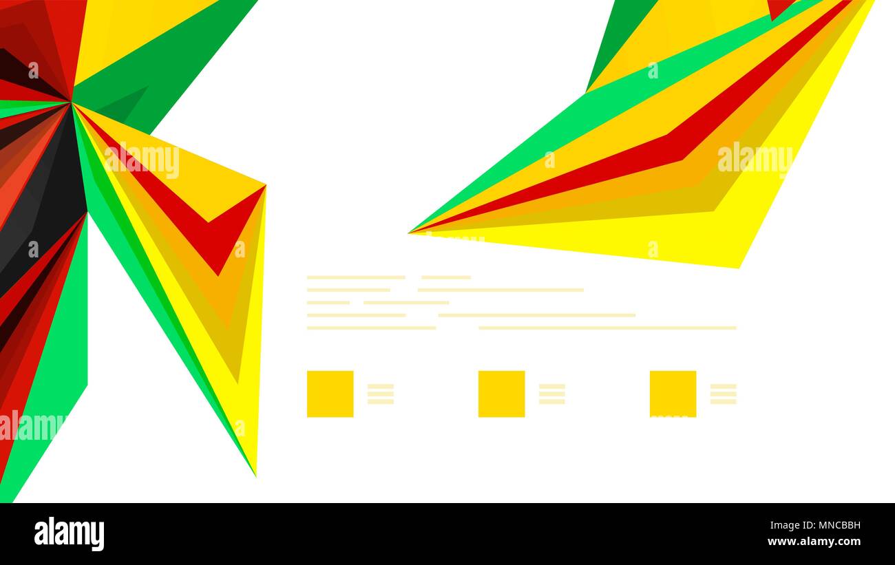 Modern triangle presentation template. Modern triangle presentation ...