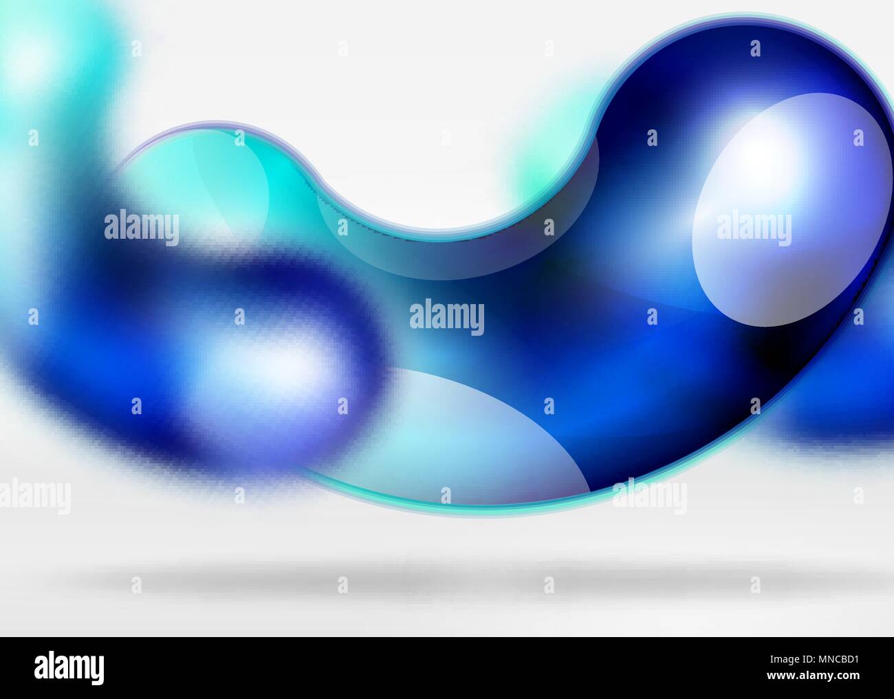 Digital techno abstract background, grey 3d space with glass curvy ...