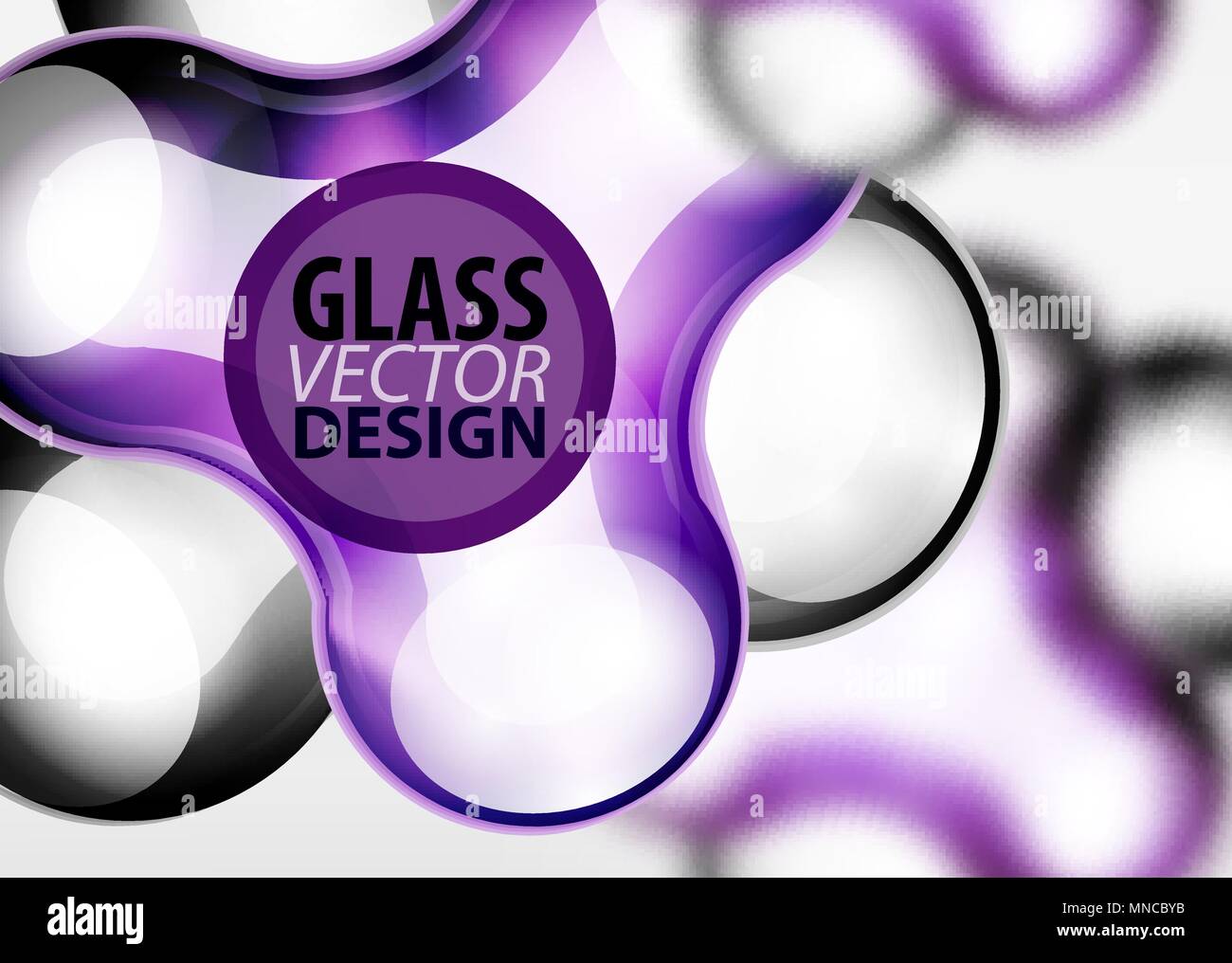 Digital techno bubble background template. Digital techno bubble ...