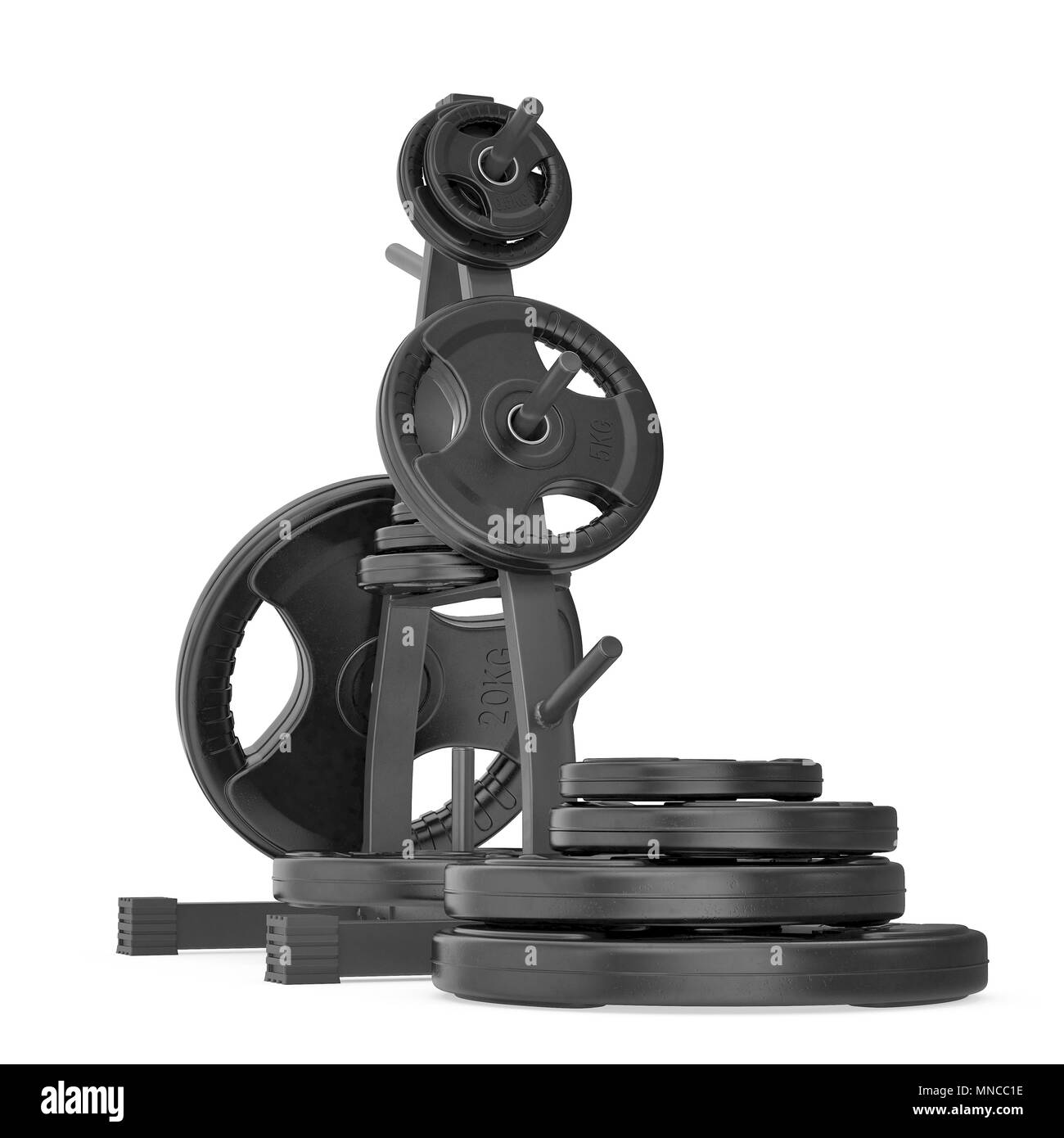 Standard tree white background Black and White Stock Photos & Images ...