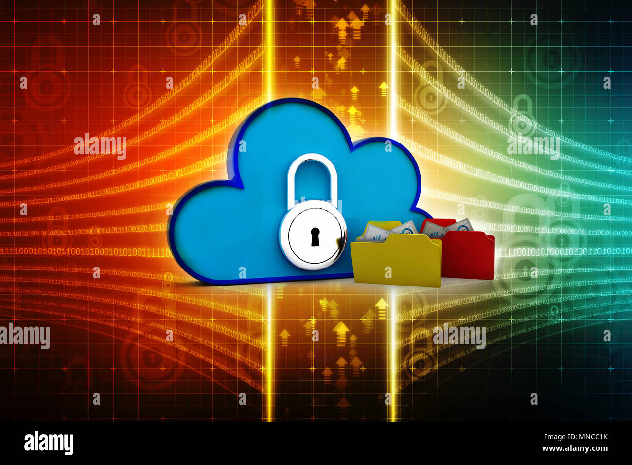 3d rendering Cloud computing concept, cloud network Concept Stock Photo ...