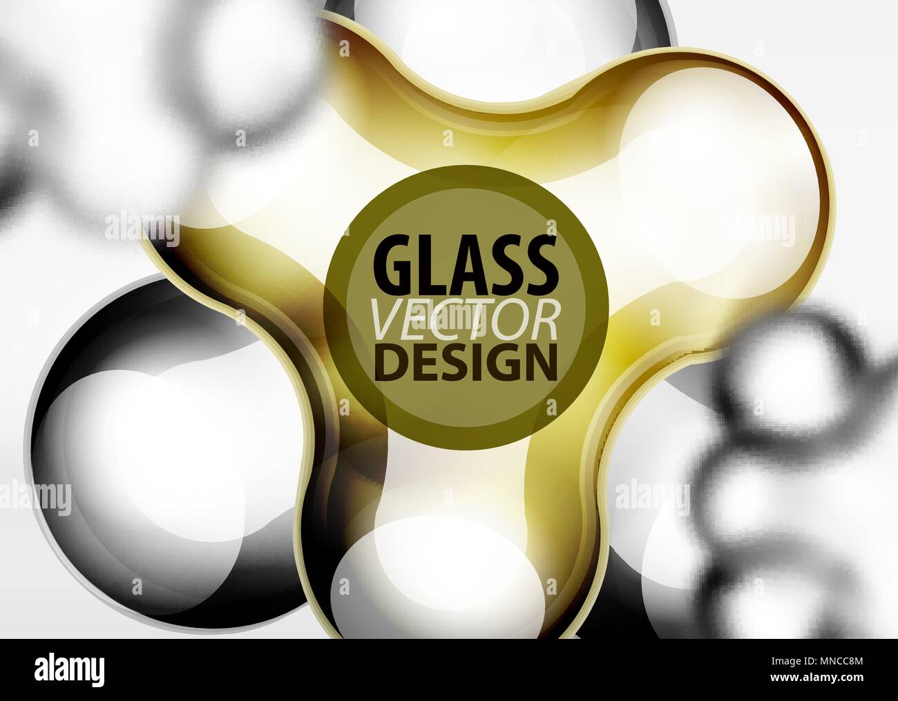 Digital techno bubble background template. Digital techno bubble ...