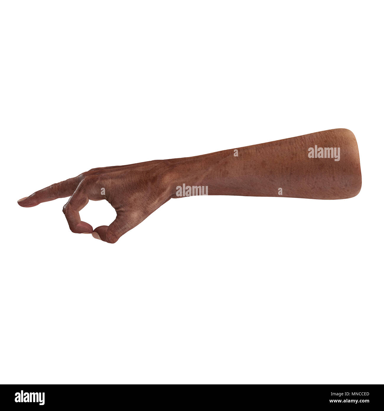 Old man with sign Cut Out Stock Images & Pictures - Alamy