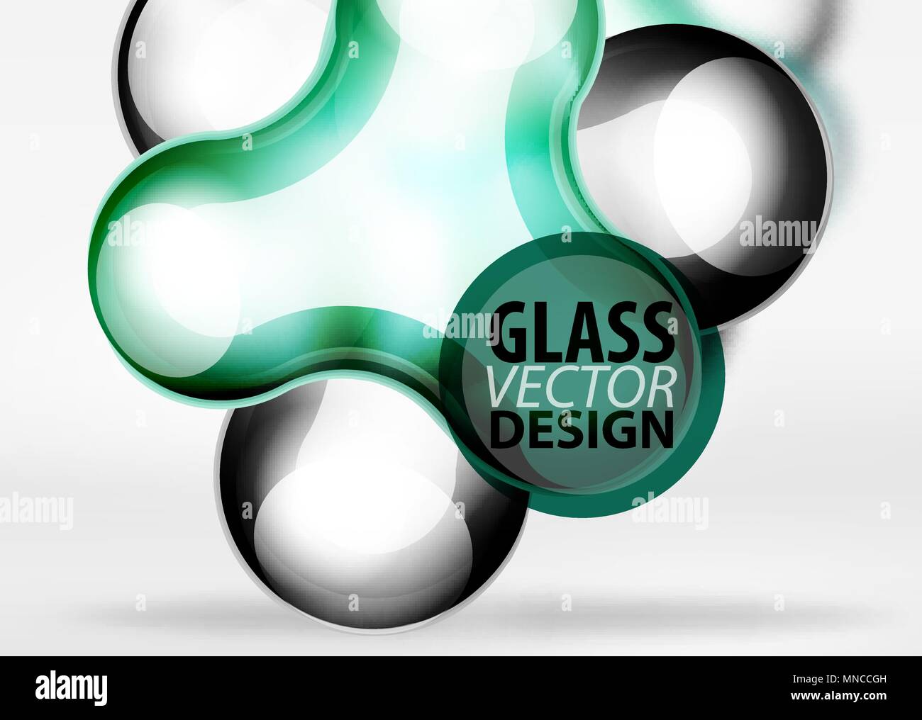 Digital techno bubble background template. Digital techno bubble ...